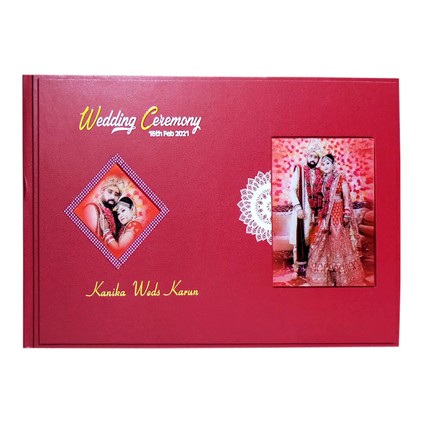 Premium Wedding Album Red Combo 2 -(12x36inch) - Album Delhi